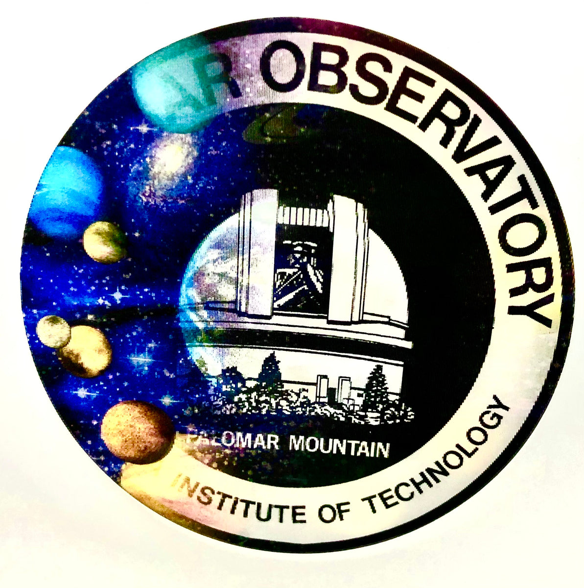 Palomar Observatory Logo/3D Planets Circular Decal – Palomar ...