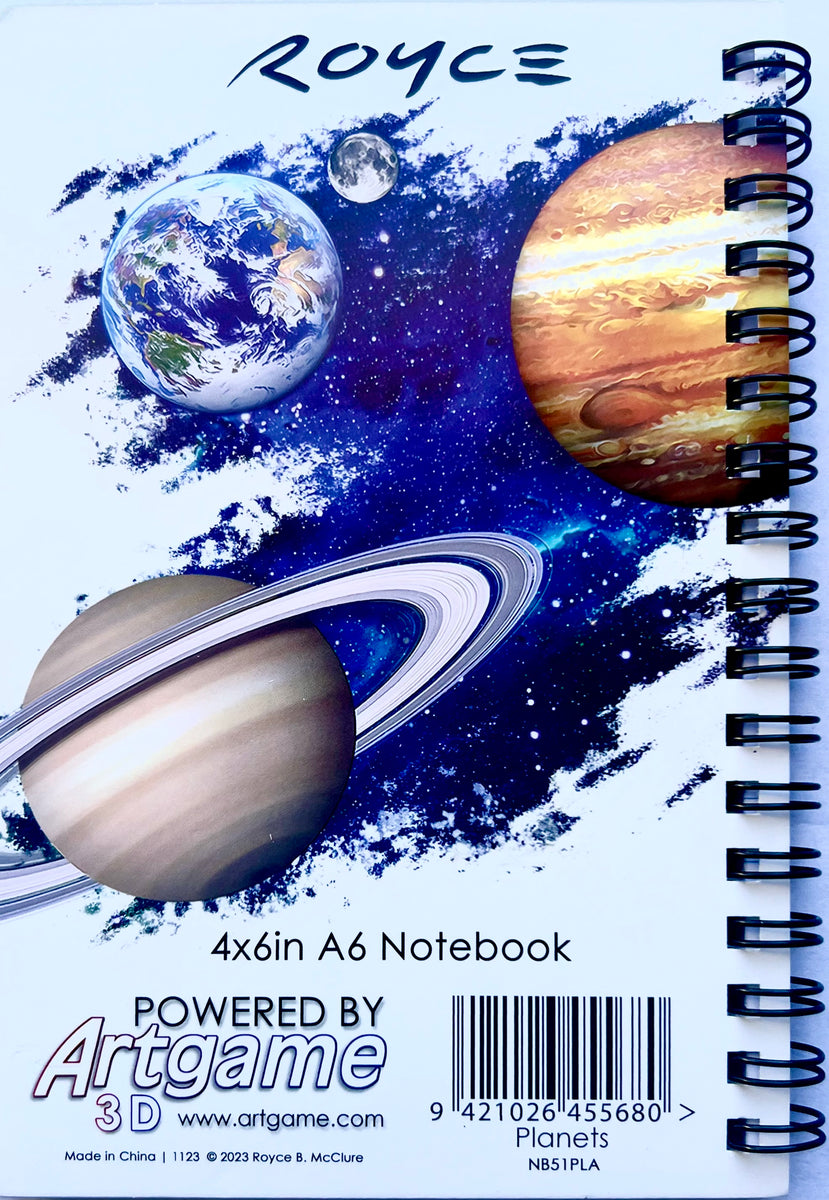 3D Planets Notebook – Palomar Observatory Gift and Book Store