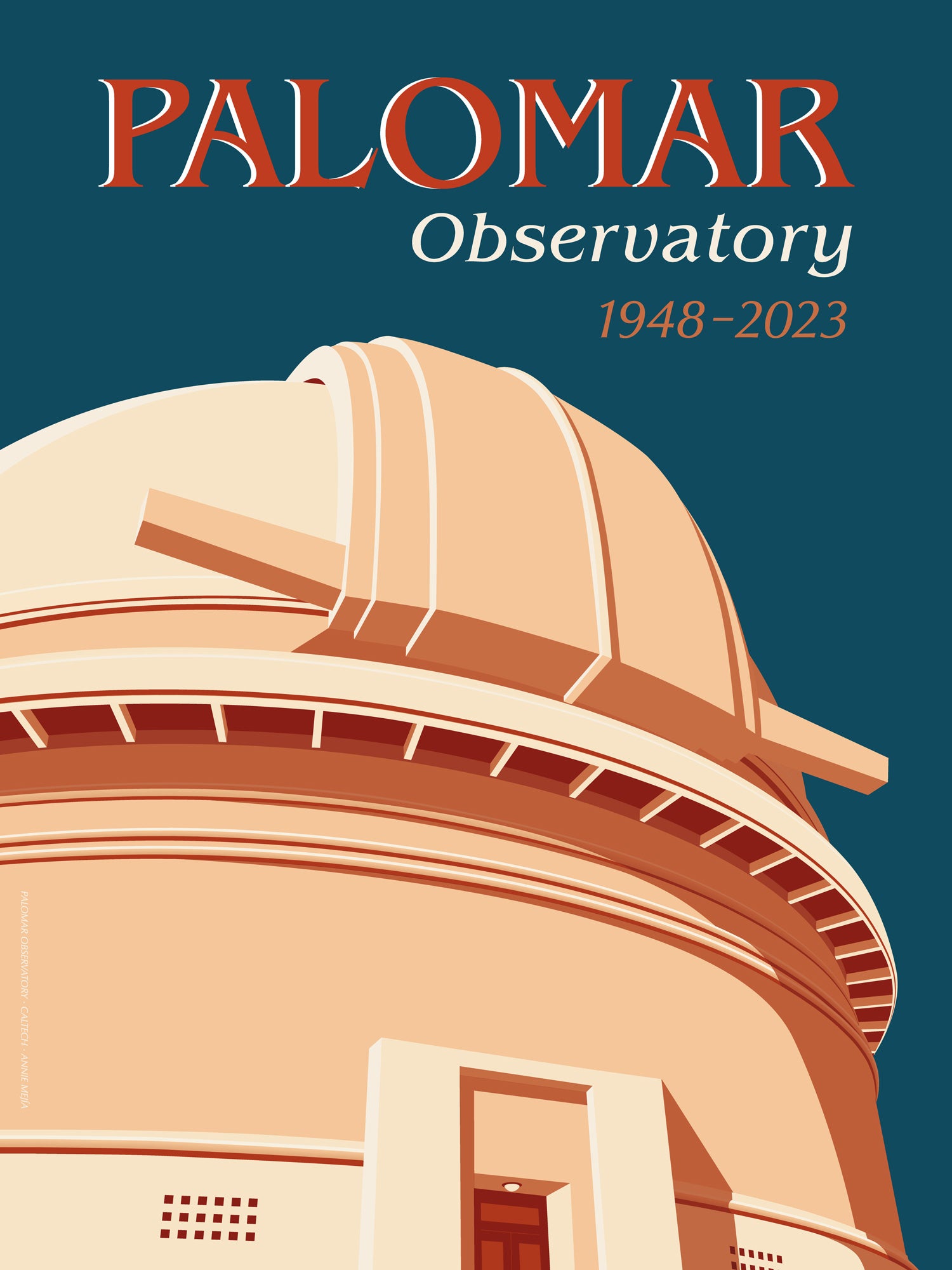Palomar Observatory 75th Anniversary Promotional Poster – Palomar ...