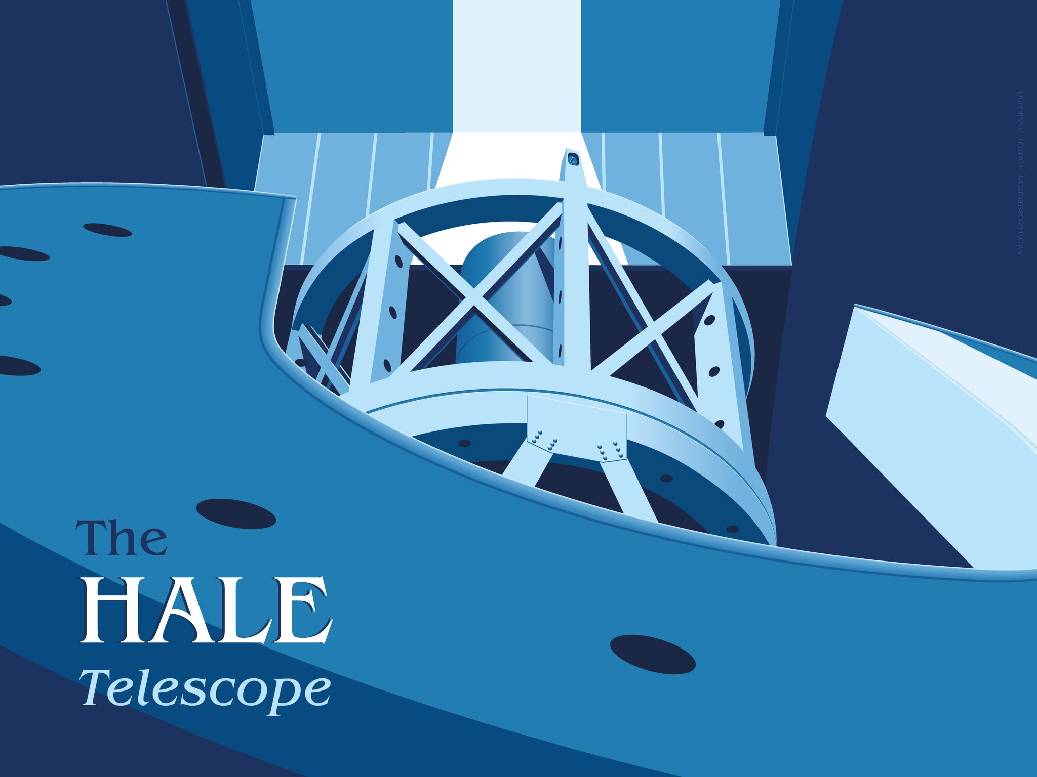 The Hale Telescope 75th Anniversary Promotional Poster – Palomar ...